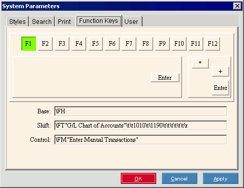 Programmable Function Keys